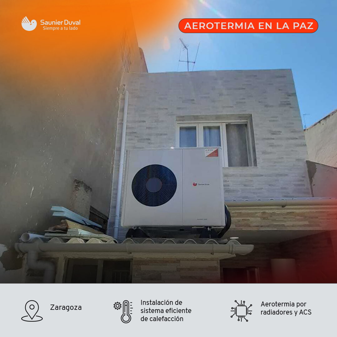 Aerotermia con radiadores y ACS en La Paz | Irtesc